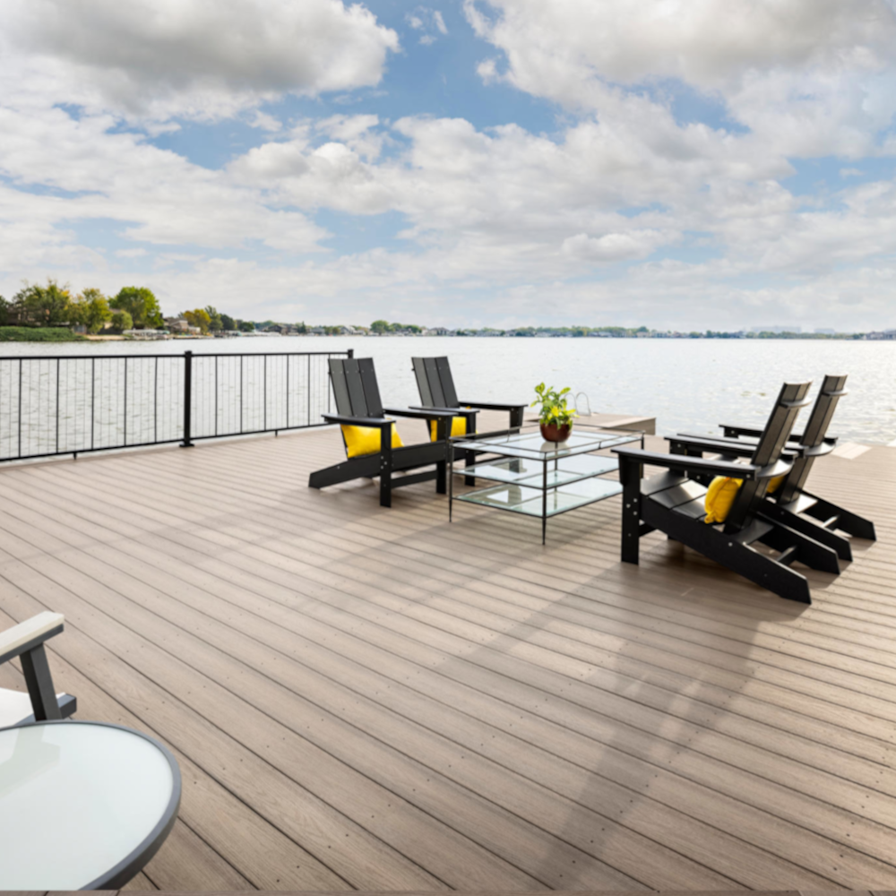 Moisture Shield 6" x 20' Elevate Composite Deck Boards in Riverbank Grooved - CD20RB